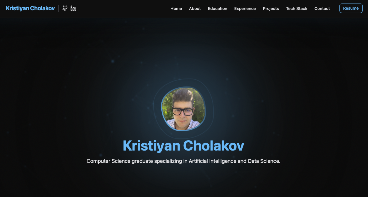 Kristiyan Cholakov | AI & Software Engineer